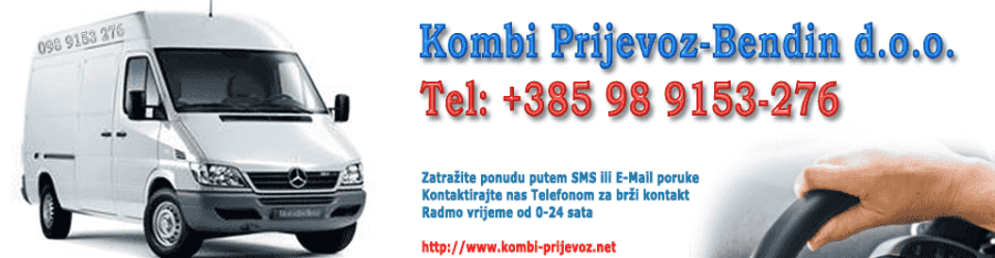 Kombi prijevoz selidbe | Kombi prijevoz Bendin